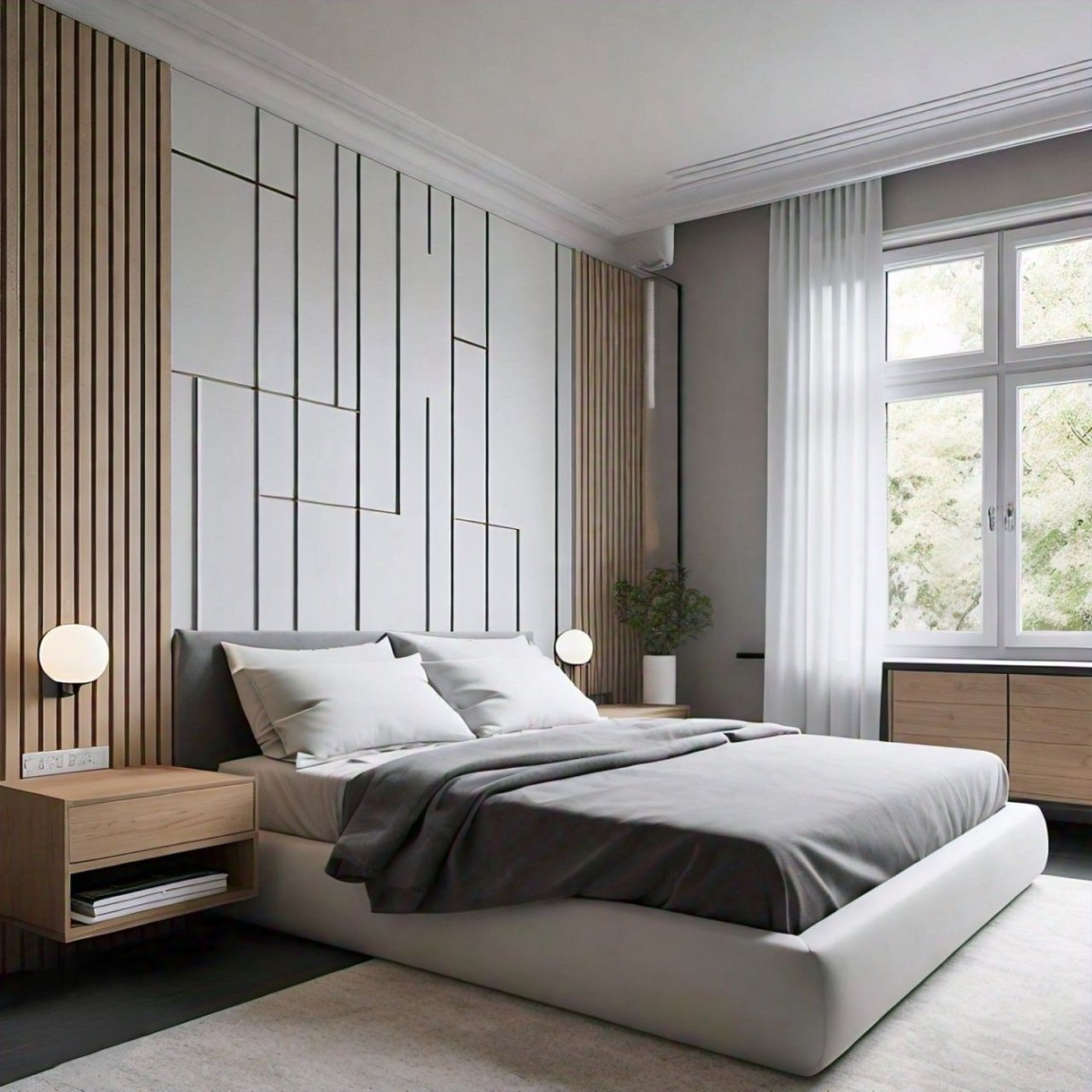 Explore the latest PVC wall panel designs trending for bedrooms in 2024