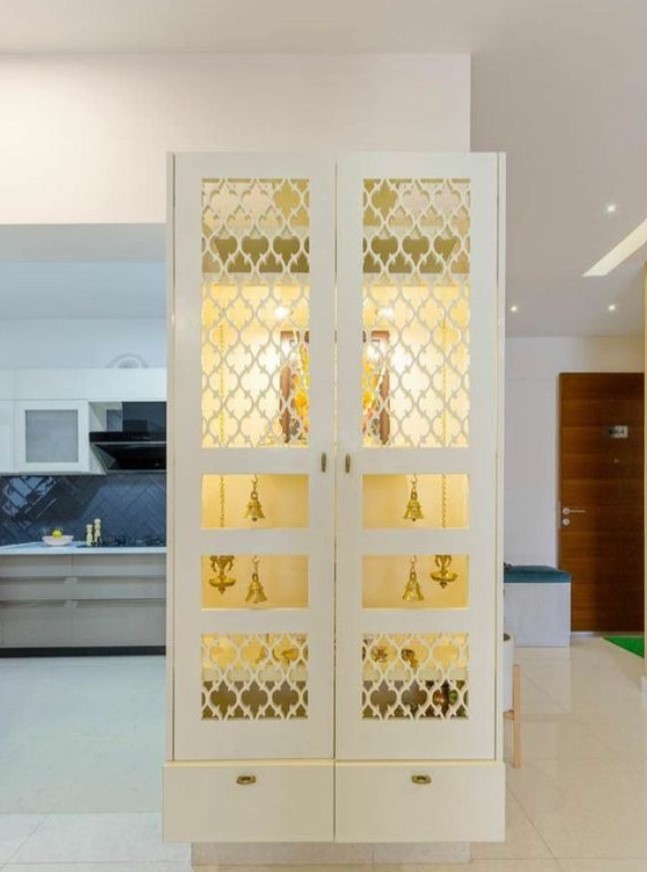 14 Mandir Designs for Home - Ideas and Image Gallery - aquire acres